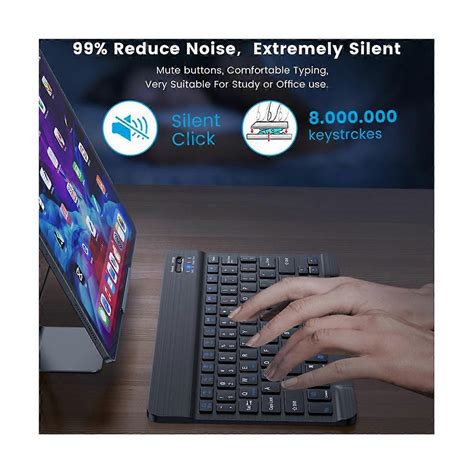 Mini Wireless Bluetooth Keyboard Mouse Combo For Phone Tablet Laptop For Android Windows English