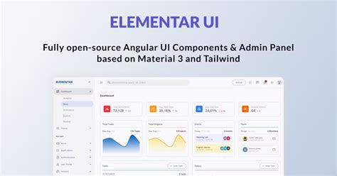 Elementar Ui Free Open Source Angular Ui Components And Admin Panel