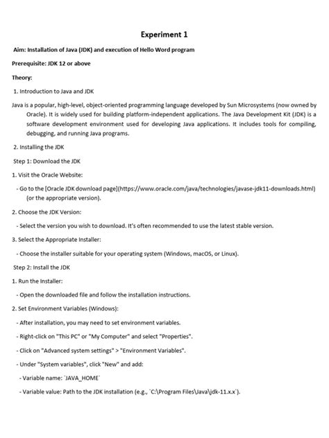 Java All Practicals 1 11 Pdf Control Flow Java Programming Language