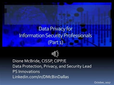 Privacy And Data Protection Pptx