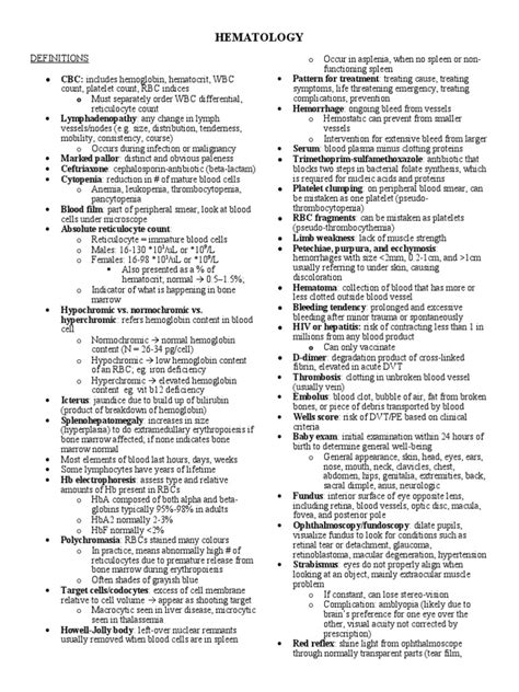 Hem Onc Pdf