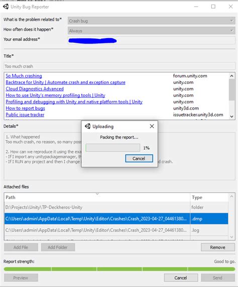 Unity Crashes Unbelievably Often Unity Engine Unity Discussions