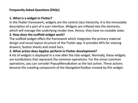Ppt Appbar Class In Flutter Powerpoint Presentation Free Download