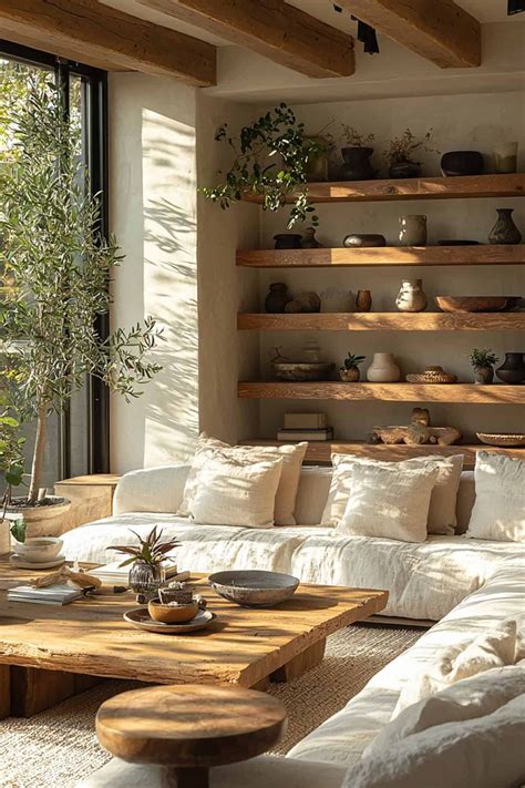 Japandi Living Room Plants