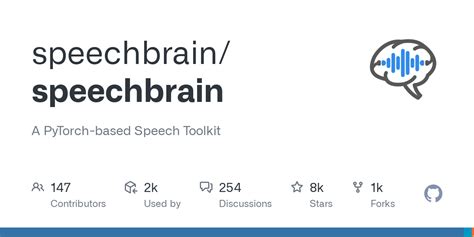 github speechbrain speechbrain a pytorch based speech toolkit