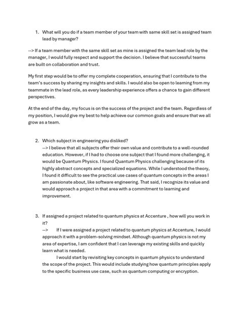 Accenture Mock Interview Questions Pdf Web Development Cognition