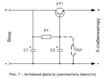 Способы подавления пульсаций (фона) во вторичных источниках электропитания