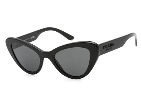 Prada Cat Eye Sunglasses Black Pr13ys 1ab5s0 52 In Acetate With Silver Tone Us