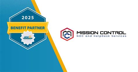 The Ascii We Are Excited To Announce That Mission Control Noc And Helpdesk Has Partnered With