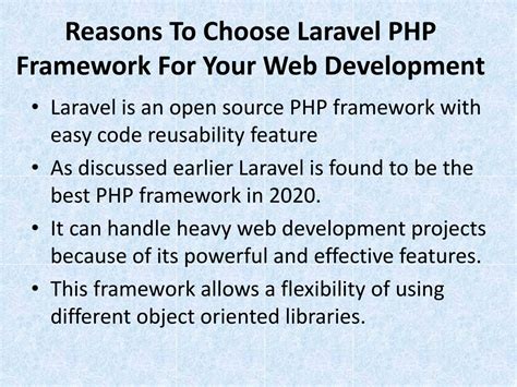 Ppt Laravel The Best Php Framework Powerpoint Presentation Free Download Id9941037