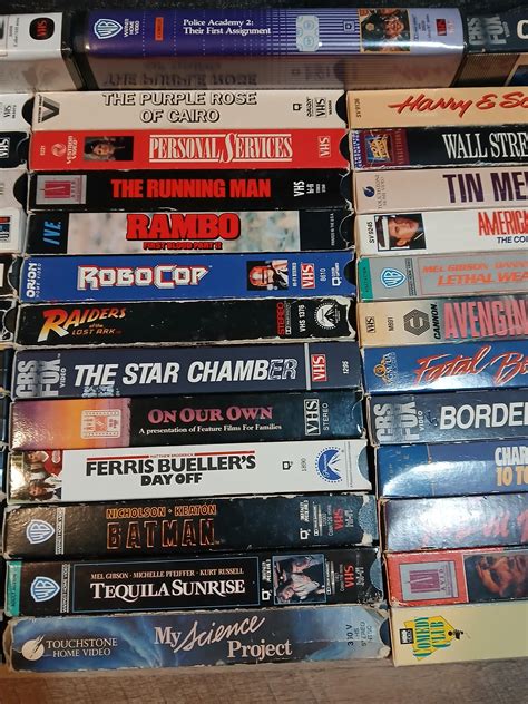 Vintage Vhs Vcr Video Tapes 1980s Etsy