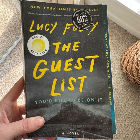 The Guest List By Lucy Foley The Guests List Book