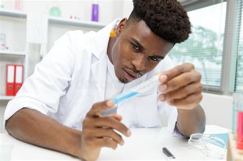 Scientist Doing Experiments In Lab Stock Image Image Of Doctor Indoors 276721835
