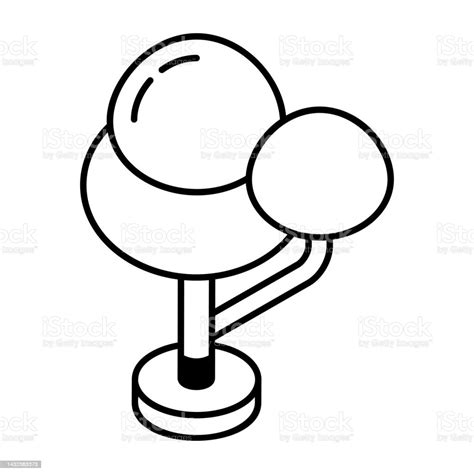 Pack Of Shrub Trees Linear Icons Stock Illustration Download Image