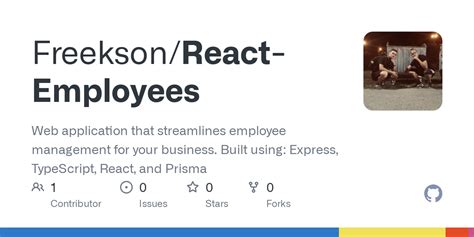 github freekson react employees web application that streamlines employee management for your