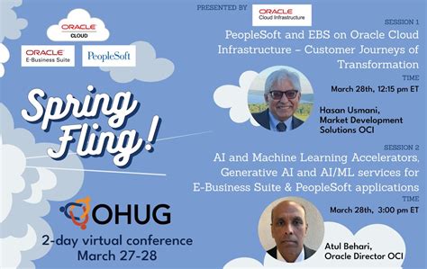 Oracle Hcm Users Group Ohug On Linkedin Ohugspringfling Oracle Ai Ml Ohug