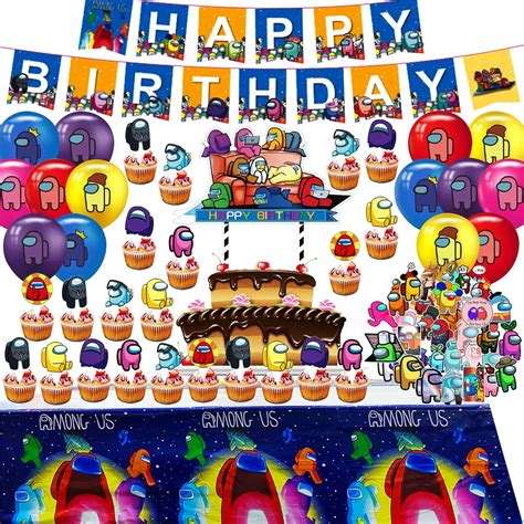 در میان ما تزیینات جشن تولد برای کودکان ، در میان ما لوازم جشن شامل بنر