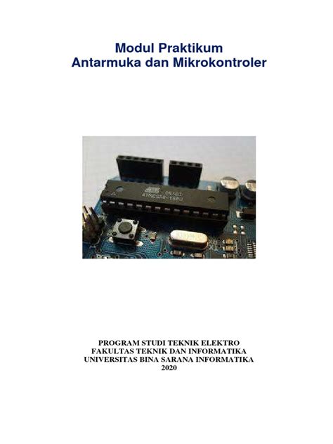 03 Modul Praktikum Antarmuka Dan Mikrokontroller 0176 Pdf