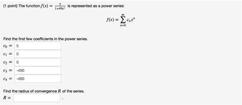 find the function represented by the power series calculator