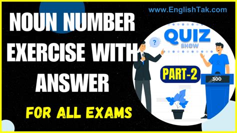Noun Exercise With Answer Set 2 Grammar Quiz Englishtak