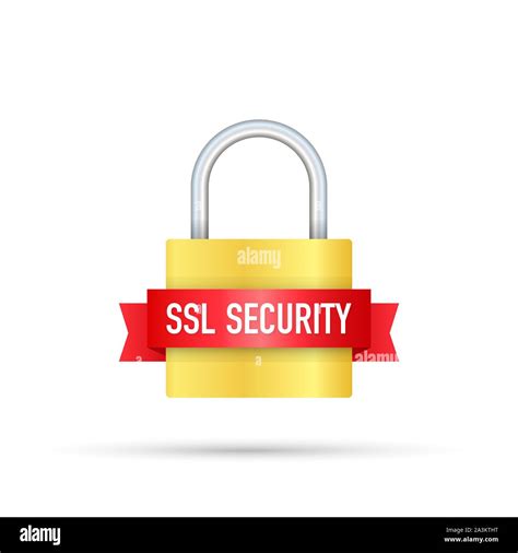 Secure Connection Icon Vector Illustration Isolated On White Background