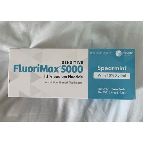 【美國帶回】fluorimax 5000 11 Sodium Fluorid1％木糖醇 5硝酸鉀抗敏感性牙膏 薄荷 蝦皮購物
