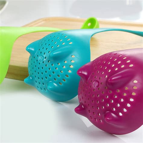 Loch Ness Monster стильный дуршлаг с длинной ручкой вертикальный дуршлаг с динозавром креативный