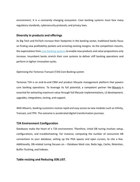Ppt Optimizing The Temenos Transact T24 Core Banking System To Maximize Performance
