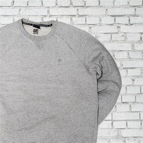 389 캉골 빈티지 맨투맨 그레이 L 헬로마켓