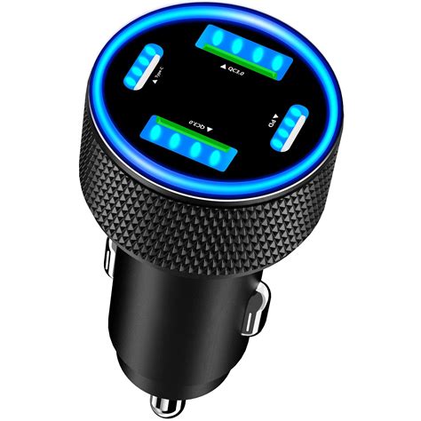 Amazon Com Usb C Car Charger Sdncie W Dual Usb C Usb A Car Power Adapter Port Pd Qc