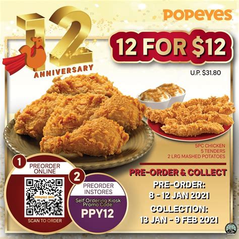 Popeyes Promotion And Promo Code 6 For 6 Chickens February Promos