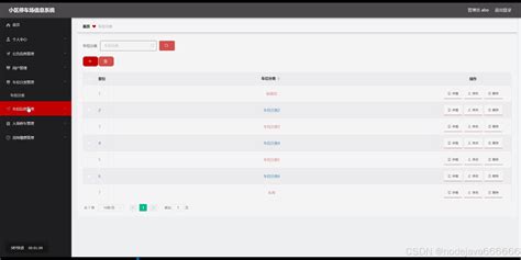 java计算机毕业设计小区停车场信息系统（附源码、数据库） java小型停车场管理系统连接数据库 csdn博客