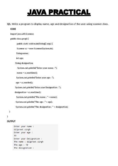 Java Practical Comprehensive Java Programming Exercises And Solutions