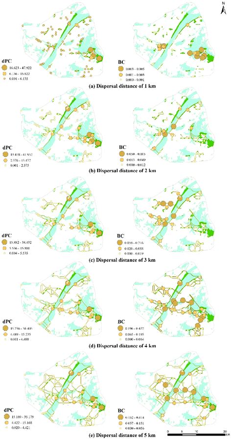 Spatial Distribution Of Ecological Connectivity Of Ugss Across All Download Scientific Diagram