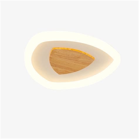 Log Triangle Led Ceiling Light Mooielight