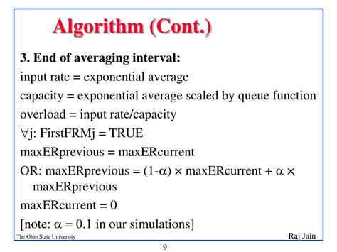 Ppt 97 1085 A Switch Algorithm For Abr Multipoint To Point
