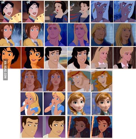 Some Disney Characters Reimagined As The Opposite Gender GAG