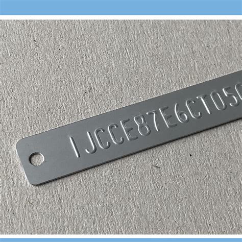 Jeep Cj7 Plate Embossed Data Tag Ebay