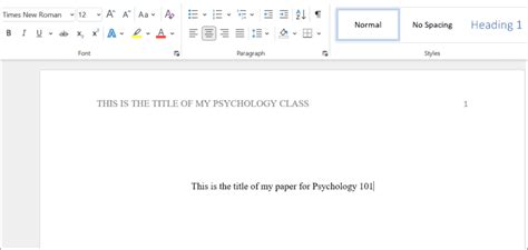 How To Format APA Style In Microsoft Word
