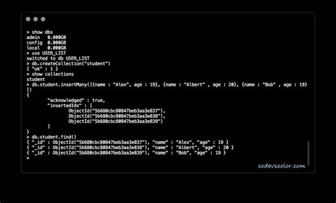 Insert Multiple Documents To A Mongodb Collection Using Insertmany Codevscolor