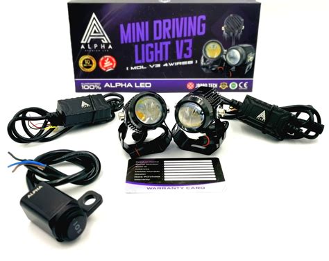 40 Watts Alpha Mini Driving Light V3 10months Warranty With Card