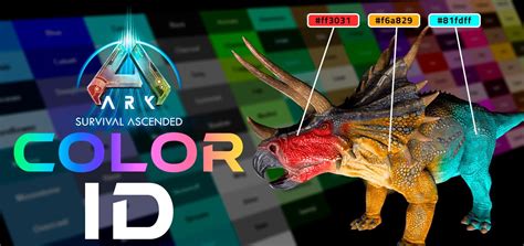 ARK Survival Ascended Color ID NITRADO