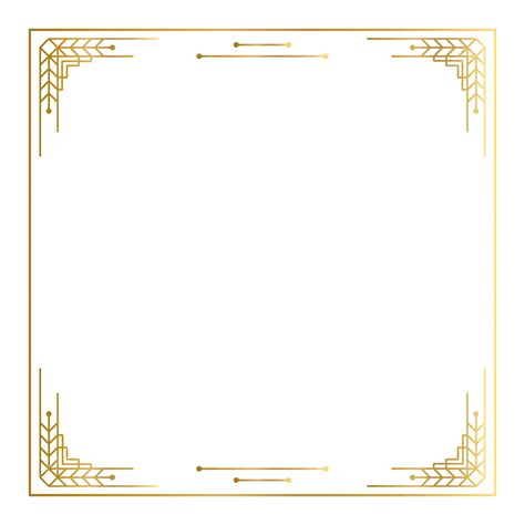 우아한 골드 프레임 벡터 국경 코너 패턴 테두리 프레임 Png 일러스트 및 벡터 에 대한 무료 다운로드 Pngtree