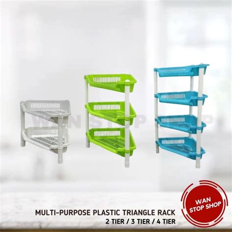 Multipurpose Stackable Triangle Rack 2 3 4tier Triangle Multipurpose
