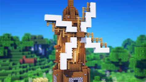 Minecraft Windmill Tutorial How To Build A Simple Windmill
