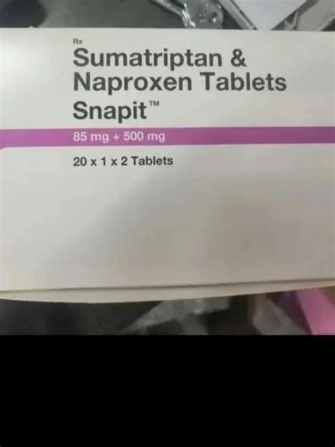Sumatriptan Naproxen Tablets At ₹ 50 Stripe Naprosyn Tablet In Nagpur Id 2854829793997