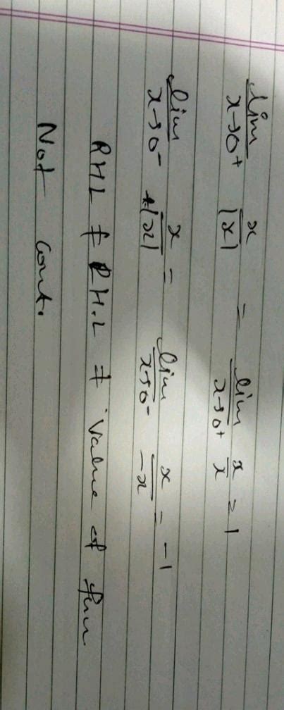 2 Examine The Continuity Of F X Left Begin Array C C Frac X X