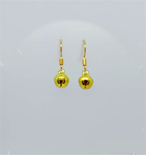 Jingle Bell Earrings Christmas Earrings Bell Secret Santa Ts For