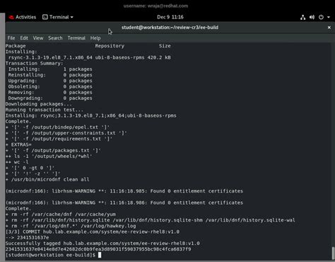 Error In Podman Build Error When Finding Available Red Hat