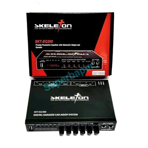 Preamp Parametric Equalizer Usb Tf Card Bluetooth Skeleton Skt Eq300 Sabira